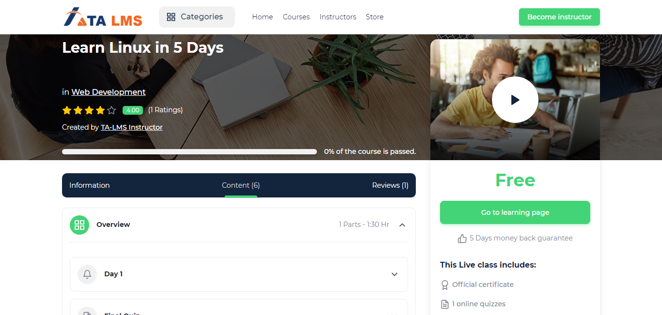 LMS – Learning Management System - Tanish Analytics Pvt. Ltd.